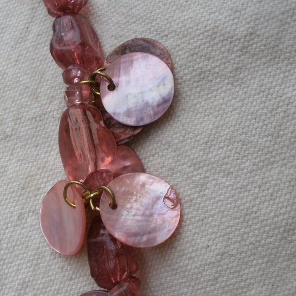 Vintage | Jewelry | Vintage Dyed Mop Shell Acrylic Bead Necklace | Poshmark